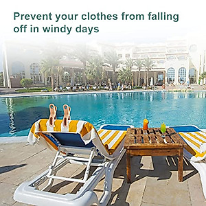 SWZHAI 8 PCS Beach Towel Clips for Beach Chairs, Plastic Large Beach Chair Clips Clothespin Towel Clips, Heavy Duty Chair Towel Holder to Keep Your Towel from Blowing Away(Green Pink)