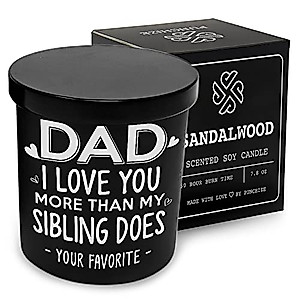 Gifts for Dad on Father's Day from Daughters, Son, Kids - Father's Day Gift - Dad Gifts - Dad Birthday Gift - Birthday Gift for Dad, Meaningful Fathers Day Present for Dad - Soy Wax 7.8 oz