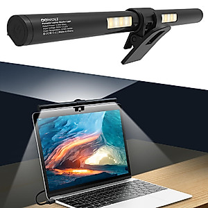 Monitor Light Bar,OOWOLF Screen Light Bar for Laptop,Keyboard light,CRI≥95 Desk Lamp for Eye-Caring,No Glare,Dual Light,Filter Blue-Light,3-Color Mode,Memory Dimming,Computer Lamp for Desk/Office/Home