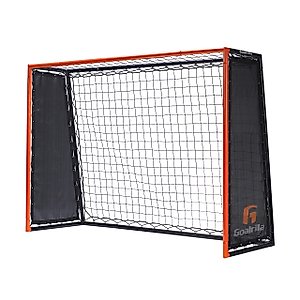 Goalrilla Striker Soccer Rebound Trainer with Double-Sided, Ultra-Responsive Rebounding Net and Goal, Large