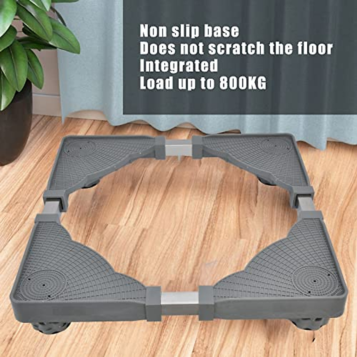 plplaaoo Adjustable Fridge Stand,Dryer Stand,Universal Base Mini Fridge Stand,Refrigerator Stand,Washing Machine Floor Stand,for Washing Machine,Refrigerator,Dryer