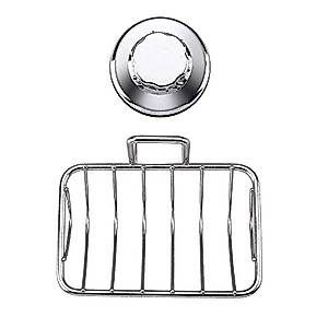 iPEGTOP Vacuum Suction Cup Shower Soap Dishes ＆ Shower Caddy Bath Shelf for Bathroom Storage Organizer