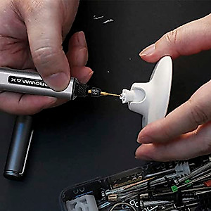 ARROWMAX Mini Twist Drill Bits Set, Size Marked, Titanium Coated High Speed Steel Micro Drill Bits, 3/32-Inch Shank, Hole Drilling Tool for DIY, Jewelry, Amber, Beads, Aluminum, Copper, Wood (0.6 mm 10 Pcs)