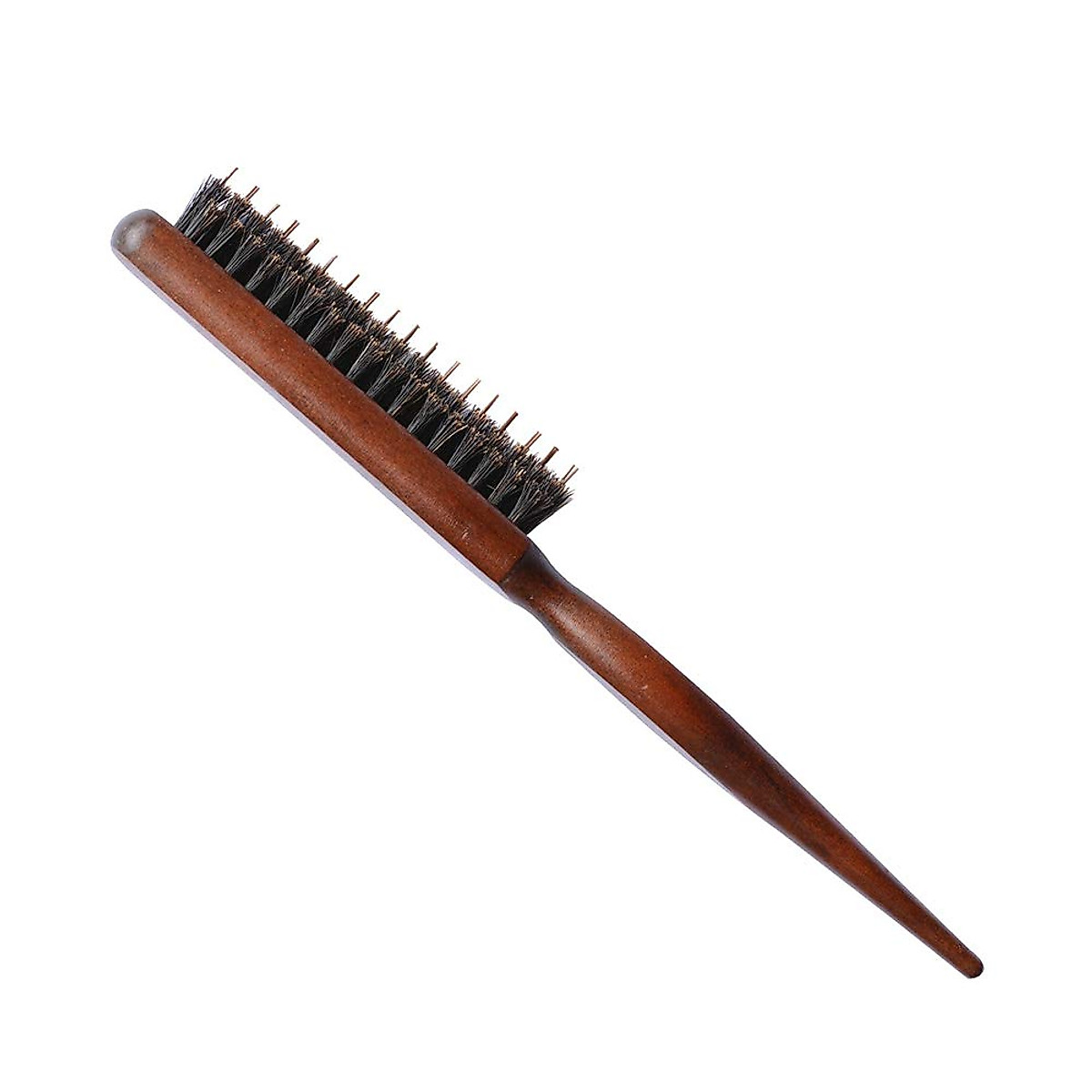 1 Piece Boar Bristle Backcombing and Combing Brush for Edge Control and Volumizing Hair