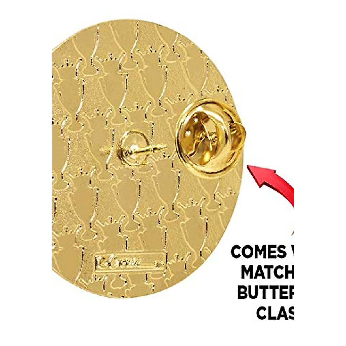 Crown Awards North Carolina State Flag Pins - Shape of North Carolina Lapel Pins, 30 Pack