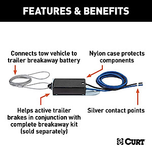 CURT 52011 Trailer Breakaway Switch