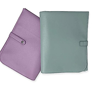 Speedy Barcodes Vegan Leather Diaper Changing pad, light purple, 16x30
