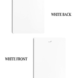 DALIX PVC Vertical Blind Replacement Slats Curved Smooth White 98.5 x 3.5 (5-Pack)