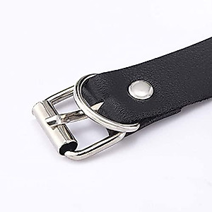 JOJO& LIN Punk Black Waist Chain Belt Leather Layered Belly Body Chains Rave Body Jewelry Accessories for Women and Girls Black