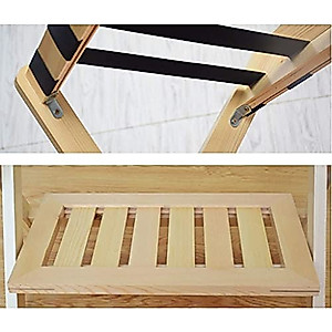 beeyuk Double Luggage Rack with Shoe Rack, Luggage Rack for Bedroom, Guest Room, Hotel (Color : White)