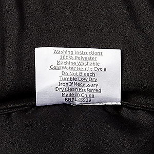 Chic Home 8-Piece Embroidery Comforter Set, Queen, Livingston Black