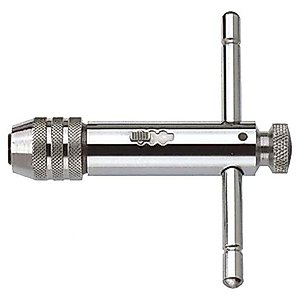 Schroder 4.007.0 Ratcheting 4-1/2-Inch Tap Wrench, 3/16-Inch to 5/16-Inch Drive