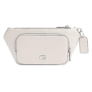 COACH Belt Bag in Crossgrain Leather, Chalk