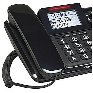 Clarity E814 Moderate Hearing Loss Cordless Phone with E814HS Expandable Handset Bundles (Clarity E814 with 3 E814HS)