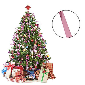 500 Yards Metallic Curling Ribbon Rose Gold Balloon Ribbons Crimped Ribbon Roll Balloon String for Parties, Festival, Florist, Crafts and Gift Wrapping, 5mm Width