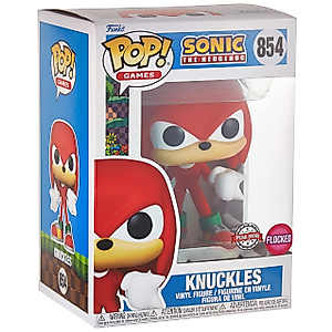 Funko POP! Games #854 Sonic The Hedgehog Limited Edition Flocked Knuckles