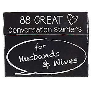 Christian Art Gifts 88 Great Conversation Starters for Husbands and Wives “ Romantic Card Game for Married Couples “ Christian Games, Communication & Marriage Help, Fun Anniversary or Wedding Gifts