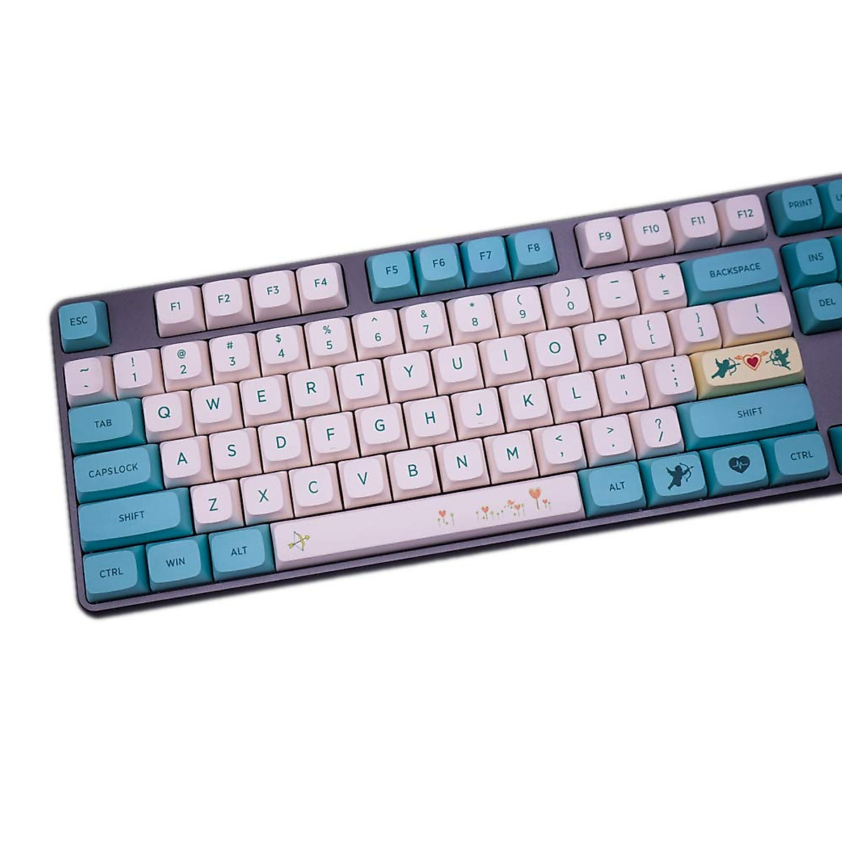 ONECAP 128 XDAS keycaps Dye-Sublimated Keycap for MX Switch Keyboards for Wired USB Mechanical Gaming Keyboard