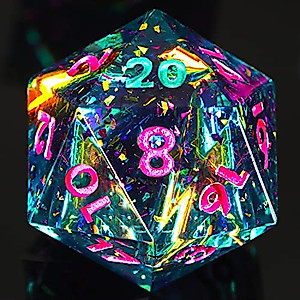 DND Dice,Dice Set, D&D Dice, Dungeons and Dragons Dice, Sharp Edge Dice for Table Games (Magic World)