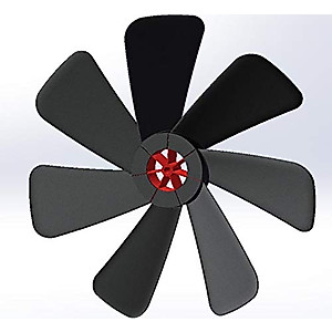 iLIVING HYBRID Ready Smart Thermostat Solar Roof Attic Exhaust Fan, 14", 1750 CFM, 2500 Coverage Area, Black