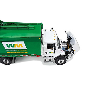 Freightliner M-2 with McNeilus Rear Loader Garbage Truck "Waste Management" with Garbage Bins 1/34 Diecast Model by First Gear 10-3287D