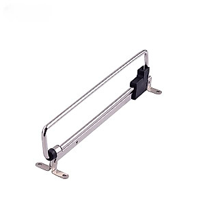 Adjustable Closet Rod, Retractable Closet Pull Out Rod Wardrobe Clothes Hanger Rail Towel, Extending Rail Pull Out Hanger Closet Valet Rod Rail Sliding, Storage Organiser(16 Inch)