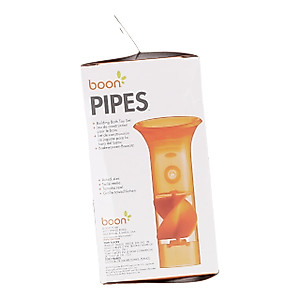 Boon PIPES Interactive Baby and Toddler Bath Tub Toys — Classic Colors — Colorful and Sensory Friendly Learning Baby Bathtub Toys— 12 Months and Up — 5 Count