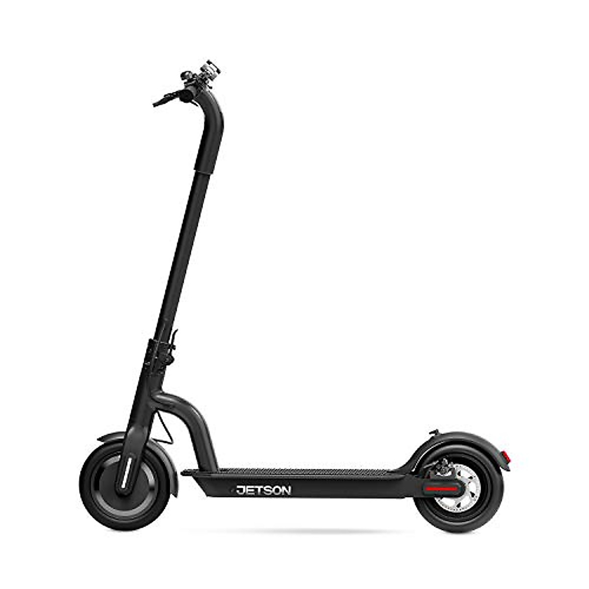 Jetson Eris Adult Electric Scooter - Includes Easy Folding Mechanism, LCD Display, Integrated Phone Holder, Reach Speeds up to 14 MPH, Range of up to 12 Miles, Ages 12+, Black, JERIS-BLK
