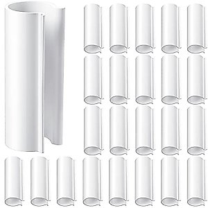 32 Piece Clamp for PVC Pipe Greenhouses, Row Covers, Shelters, Bird Protection, 2.4 Inches Long(White,for 1/2 Inch PVC Pipe)