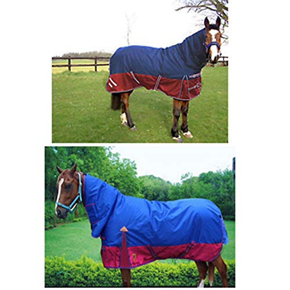 LOVEPET High-end Extra-Thick Windproof and Rainproof Winter Horse Blanket, 600D Oxford Cloth, Filled with 320g Cotton