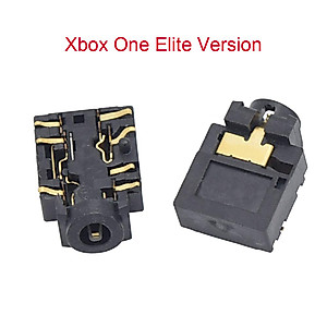 Onyehn 2-pack Replacement Headphone Jack Plug Port 3.5mm Headset Connector Port Socket for XBOX ONE ELITE Controller Model 1698 Replace+ T6 T8 Screwdrivers For XBOX ONE Wireless Controller Repair Part