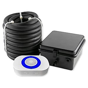 Dakota Alert Driveway Alarm Sensor - Wireless One Mile DCRH-4k Plus Rubber Hose Driveway Alarm System, Relay Outputs, RE-4k Plus Receiver & DCHT-4000 Transmitter with 25-FT Rubber Hose Sensor