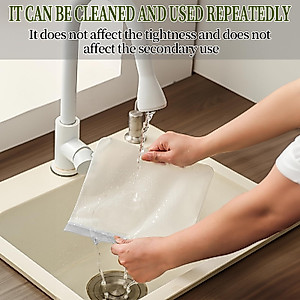 24 Pack Silicone Reusable Storage Bags, Dishwasher Safe Reusable Sandwich Bags BPA Free, Reusable Freezer Bags, Reusable Snack Bags, Gallon Lunch Bags for Food Storage, Marinate, Travel (6L, 9M, 9S)