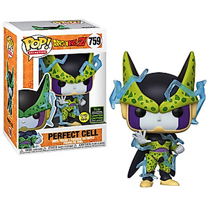 Funko POP! Dragon Ball Z #759 - Perfect Cell Glow in The Dark ECCC 2020 Shared Exclusive