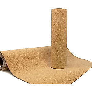 VViViD Adhesive Backed Natural Cork Board Sheet Paper Roll (15.9 Inch x 6.5ft