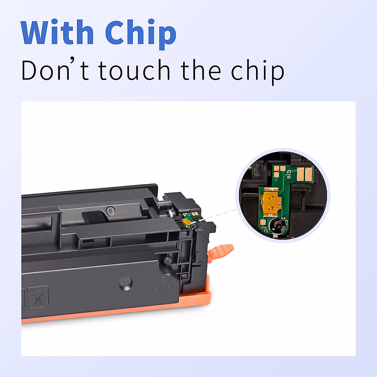 MYCARTRIDGE SUPRINT 206X Toner Cartridge with CHIP Compatible Toner Cartridge Replacement for HP 206X 206A W2110A W2110X for Laserjet Pro M283fdw M255dw M283cdw M282nw Printer 206X high Yield 4 Pack