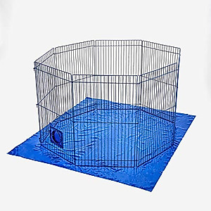 Kaytee Pet-N-Playpen with Mat for Pet Rabbits, Guinea Pigs, Ferrets or Other Small Animals