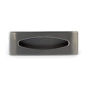 Richelieu Hardware BP87076195 3-inch (76 mm) Center-to-Center Brushed Nickel Modern Recessed Cabinet and Drawer Pull Handle for Kitchen, Bathroom, and Furniture