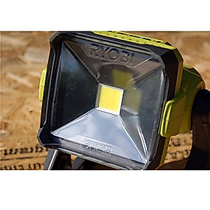 Ryobi P720 One+ 18-Volt Dual Power 20-Watt LED Work Light w/ Tripod Mount (Battery Not Included / Tool Only)