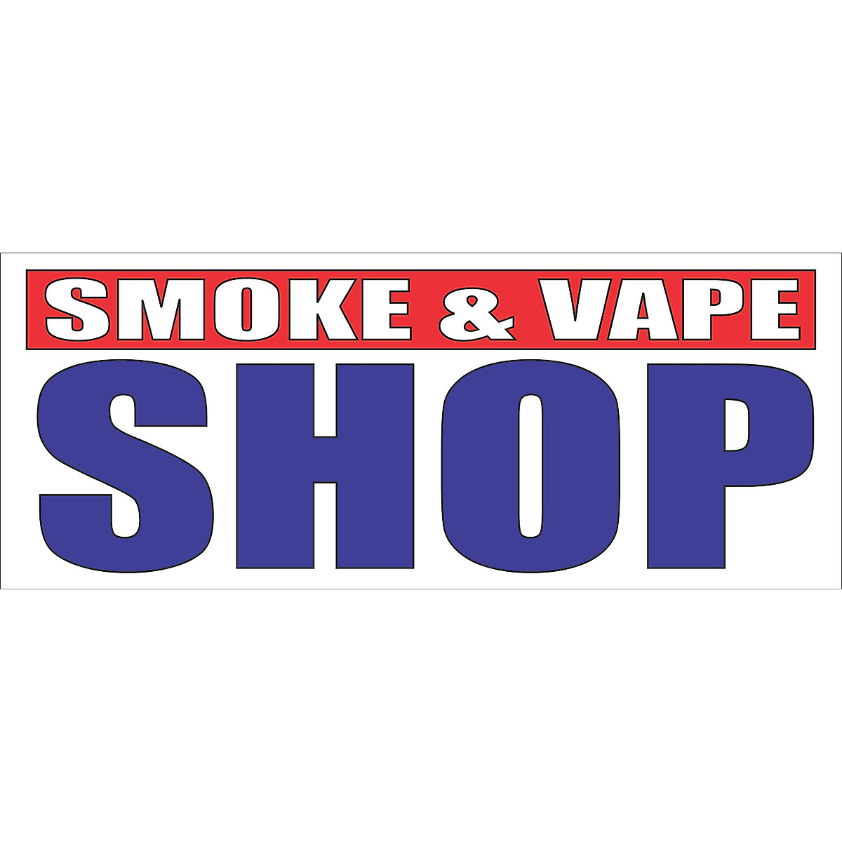 Smoke and Vape Shop 2x5 Banner Sign