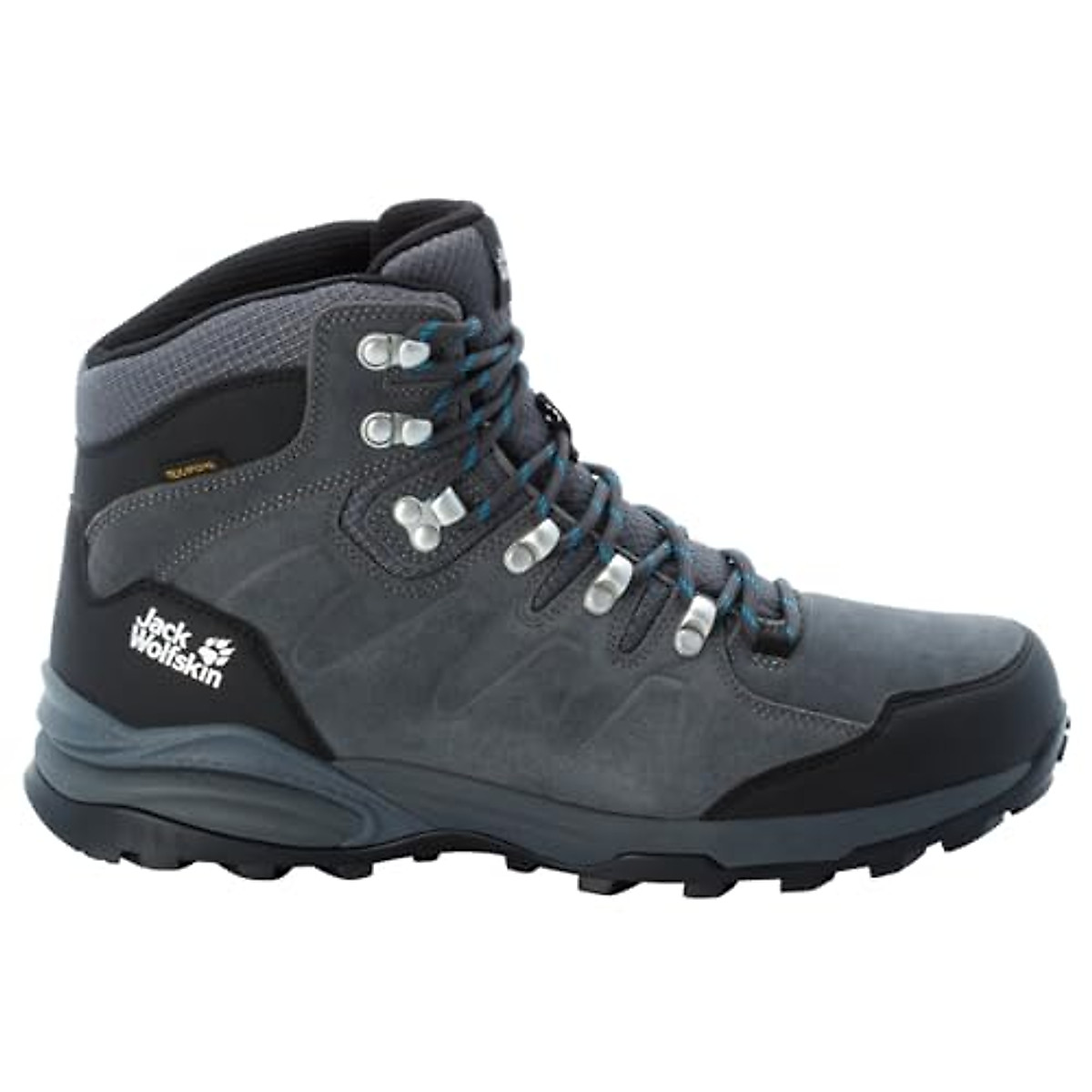 Jack Wolfskin Men's 4049841 Backpacking Boot, Grey/Black, 9