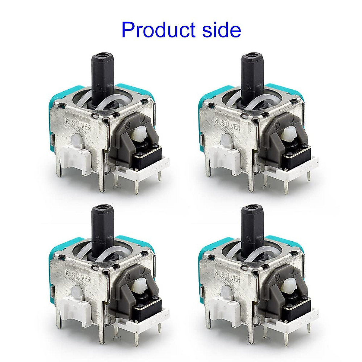 4pcs 3D Analog Joystick Sensor Module Potentiometer, Sensor Wheel Thumb Sticks Thumb Stick for Sony Play-S 5 PS5 Controller Repair Parts