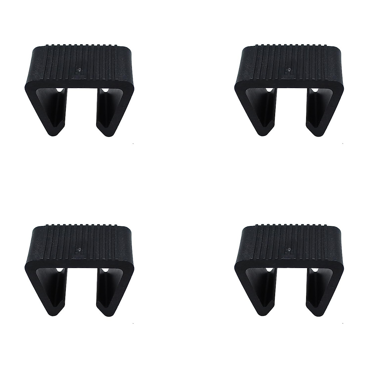 Maxmoral 4PCS 5.25CM/2Inch Wicker Chair Fastener Outdoor Furniture Clamp Black Patio Sofa Clamp Suitable for Fixing Combination Patio Furniture Sofa and Balcony Chair