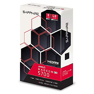 Sapphire Radeon Rx 5700 8GB GDDR6 HDMI/Triple DP (UEFI) PCI-E Graphics Card