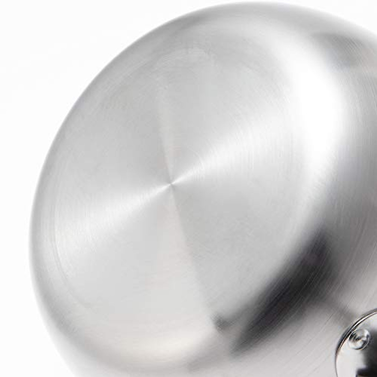 Endoshoji TKG AYK6502 Single-Handed Pot, Snow Flat Pot, 8.3 inches (21 cm), Stainless Steel, Aluminum, Three-Layer Stainless Steel (Aluminum Clad Steel), Lightweight and Durable, Induction Compatible,