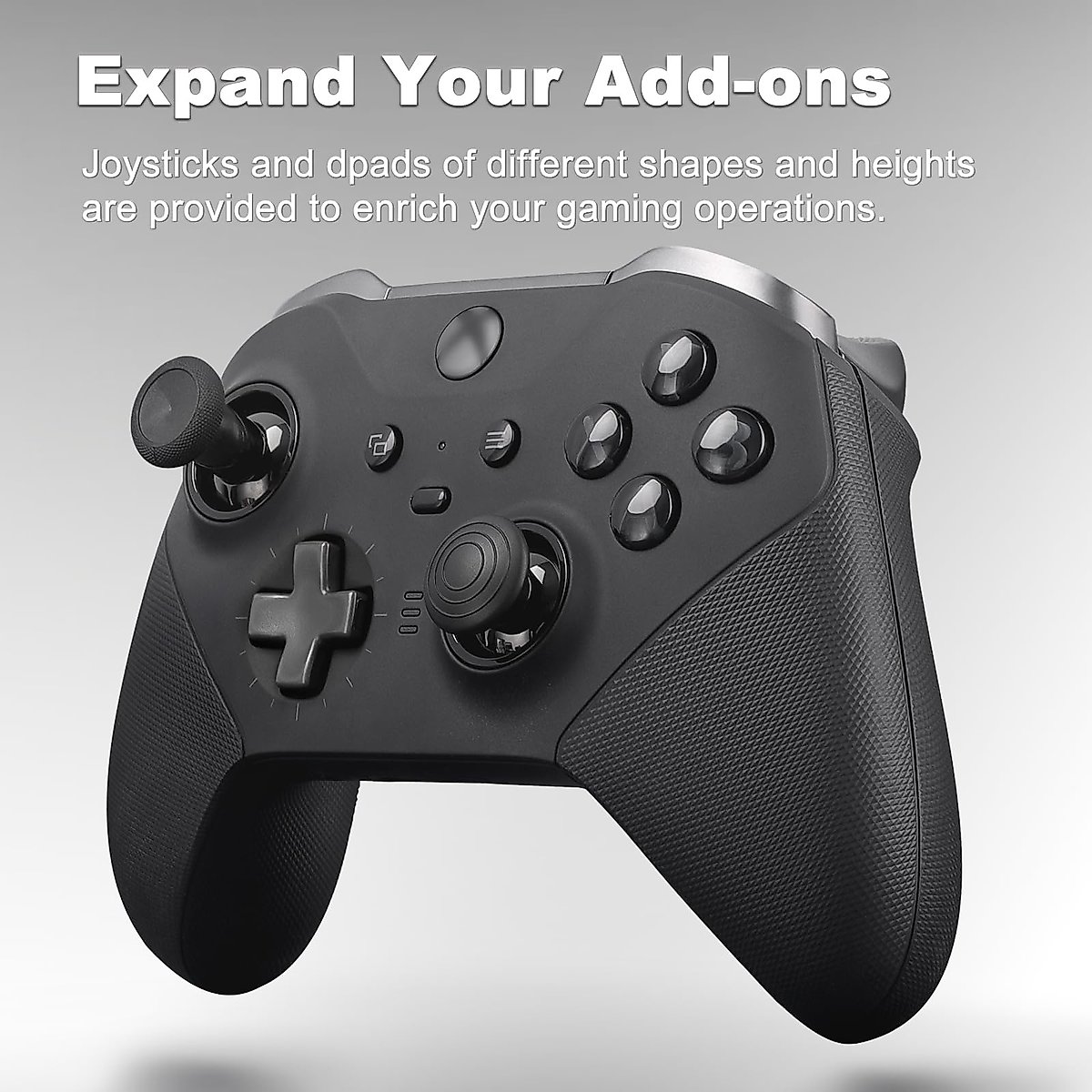 Complete Component Pack for Xbox Elite Controller Series 2 - Accessories Includes 1 Carrying Case, 1 Charging Dock, 4 Thumbsticks, 4 Paddles and 1 Adjustment Tool black