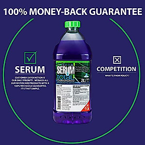 Hot Tub Serum - an EPA Registered Weekly Maintenance Bio-Cleaner/Clarifier/Conditioner/Softener All-in-One 2 Liter (24 Weekly doses)