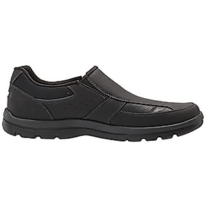 Rockport Men's Get Your Kicks Slip-On Black Loafer 9.5 W (EE)-9.5 W