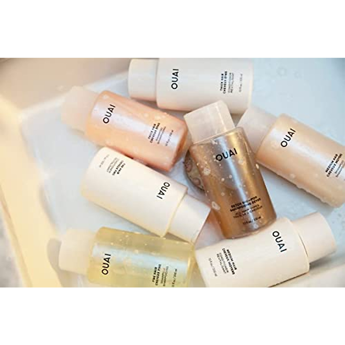 OUAI Detox Shampoo. Clarifying Cleanse for Dirt, Oil, Product and Hard Water Buildup. Get Back to Super Clean, Soft and Refreshed Locks. (10 oz)