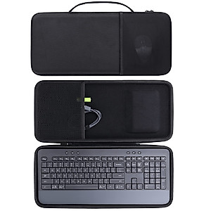 co2CREA Hard Case Replacement for Logitech Signature K650 Comfort Full-Size Wireless Keyboard (Graphite Case)